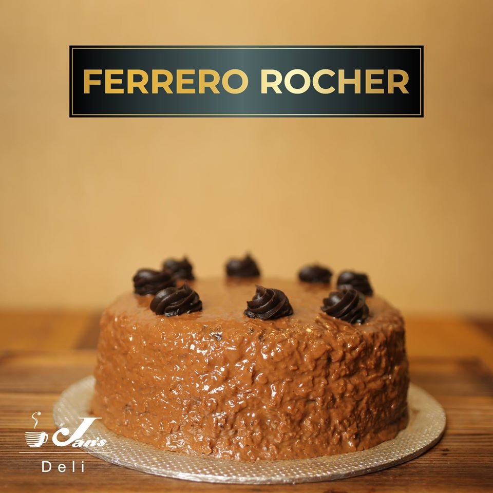 Ferrero Rocher Cake Jan's Deli | Send Gifts To Pakistan | Giftoo No-1 ...