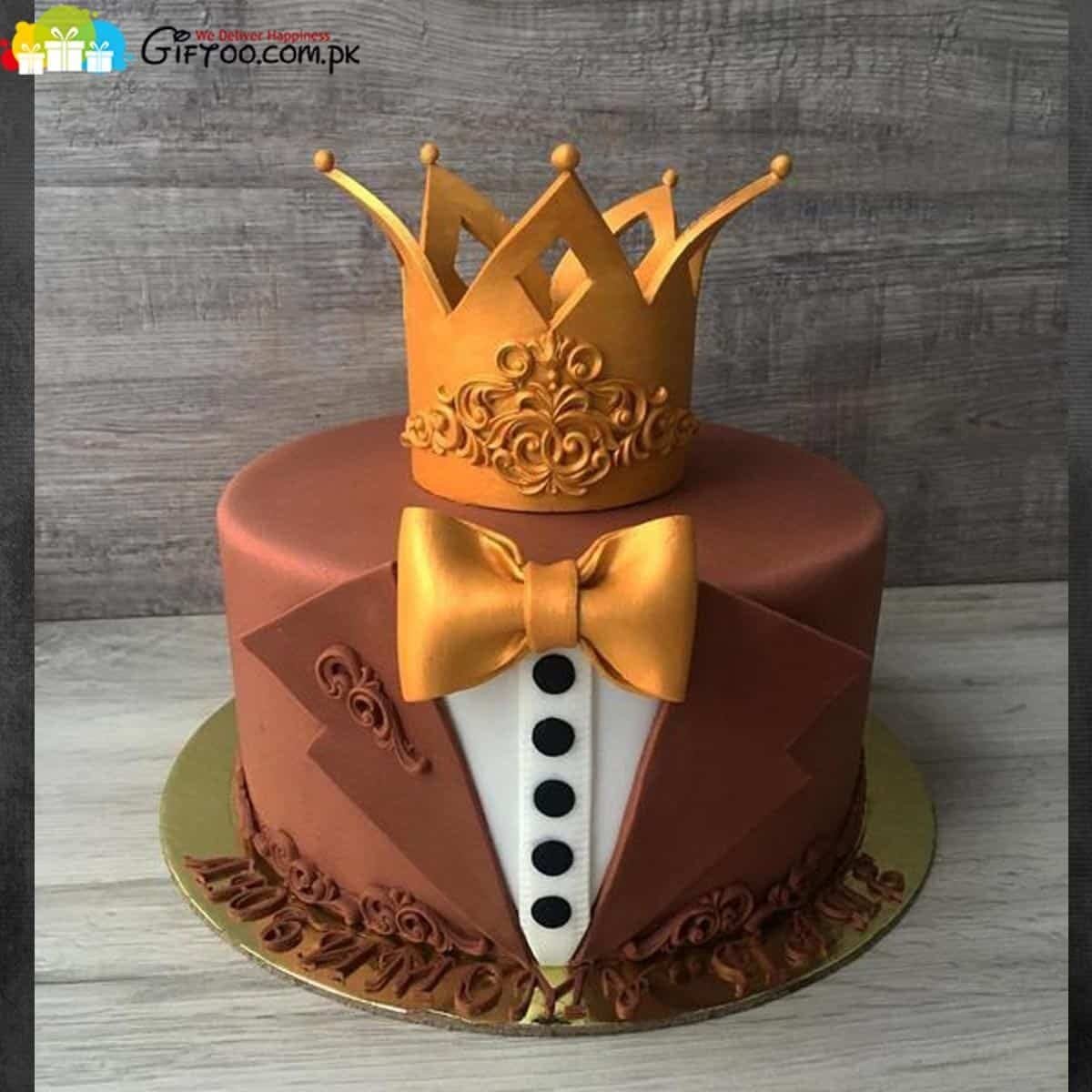 Crown Cake | Send Gifts To Pakistan | Giftoo No-1 Gift Delivery ...