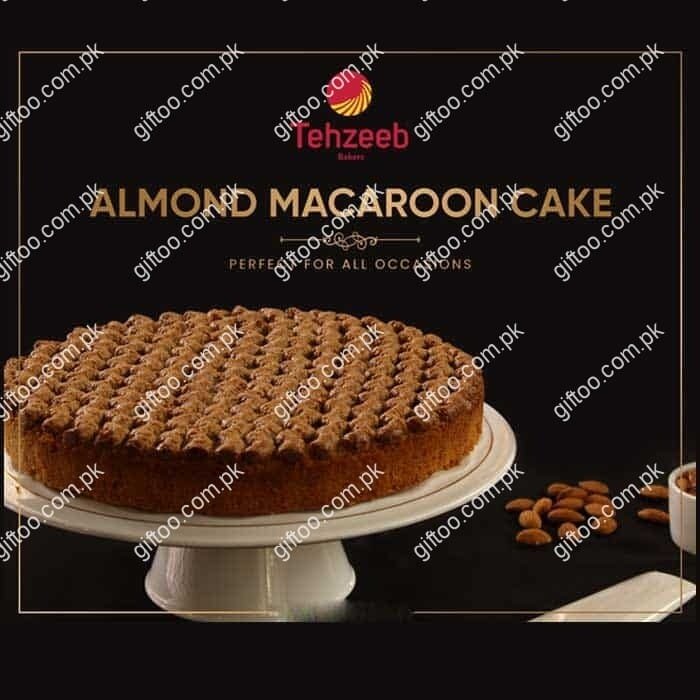 Almond Macaroon Cake | Send Gifts To Pakistan | Giftoo No-1 Gift ...