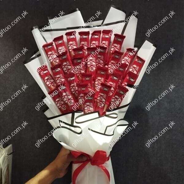 Kitkat 2Finger Bouquet | Send Gifts To Pakistan | Giftoo No-1 Gift ...